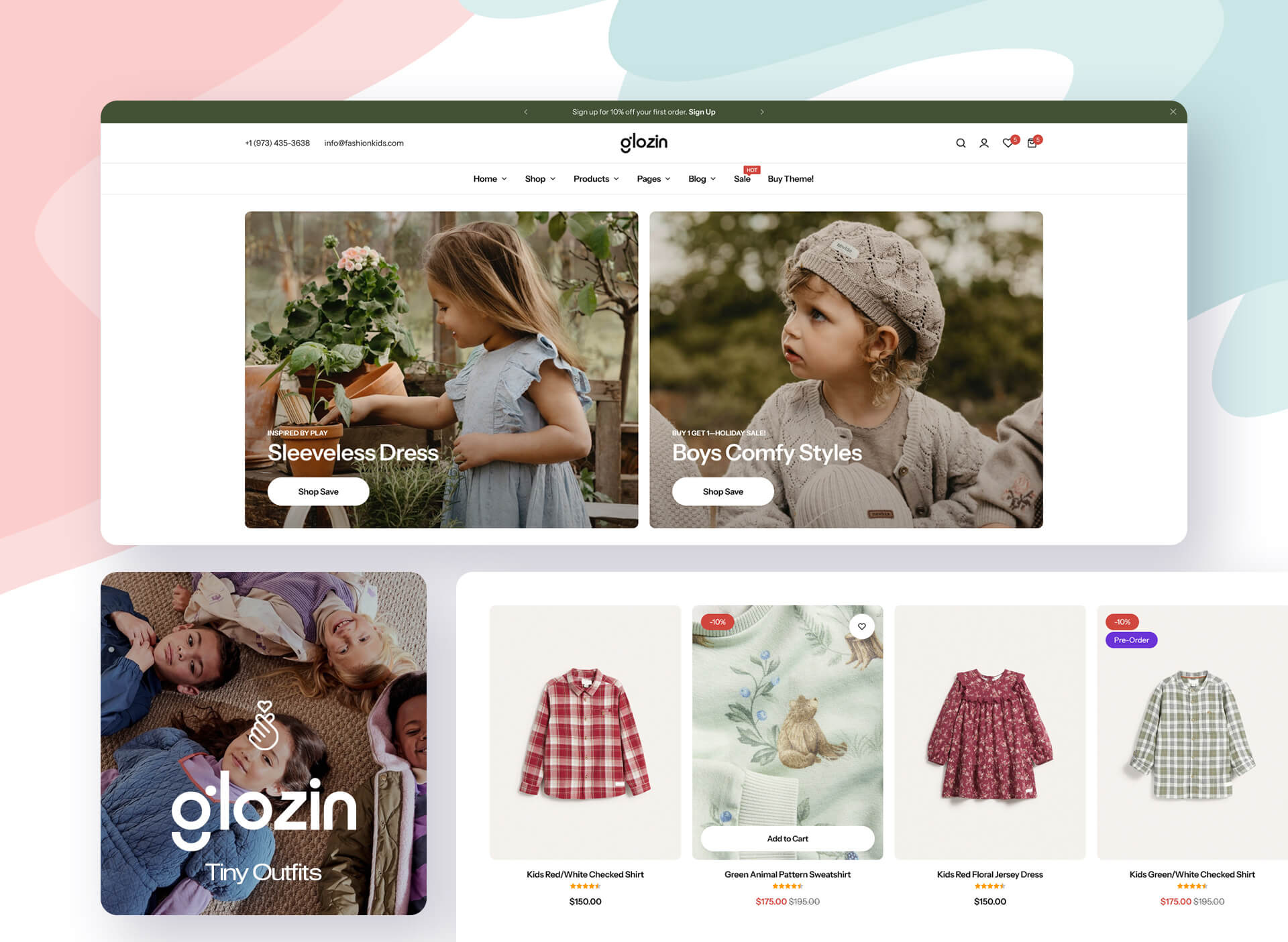 Glozin - Multipurpose WooCommerce WordPress Themes